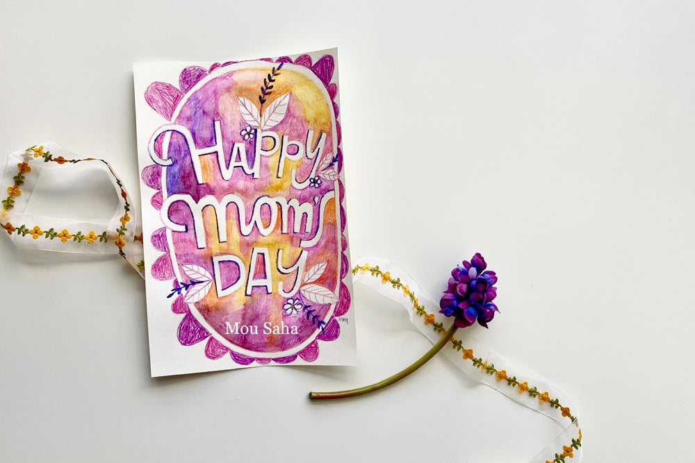 Mother's Day Art Tutorial with Goldfaber Aqua Watercolor Pencils ...