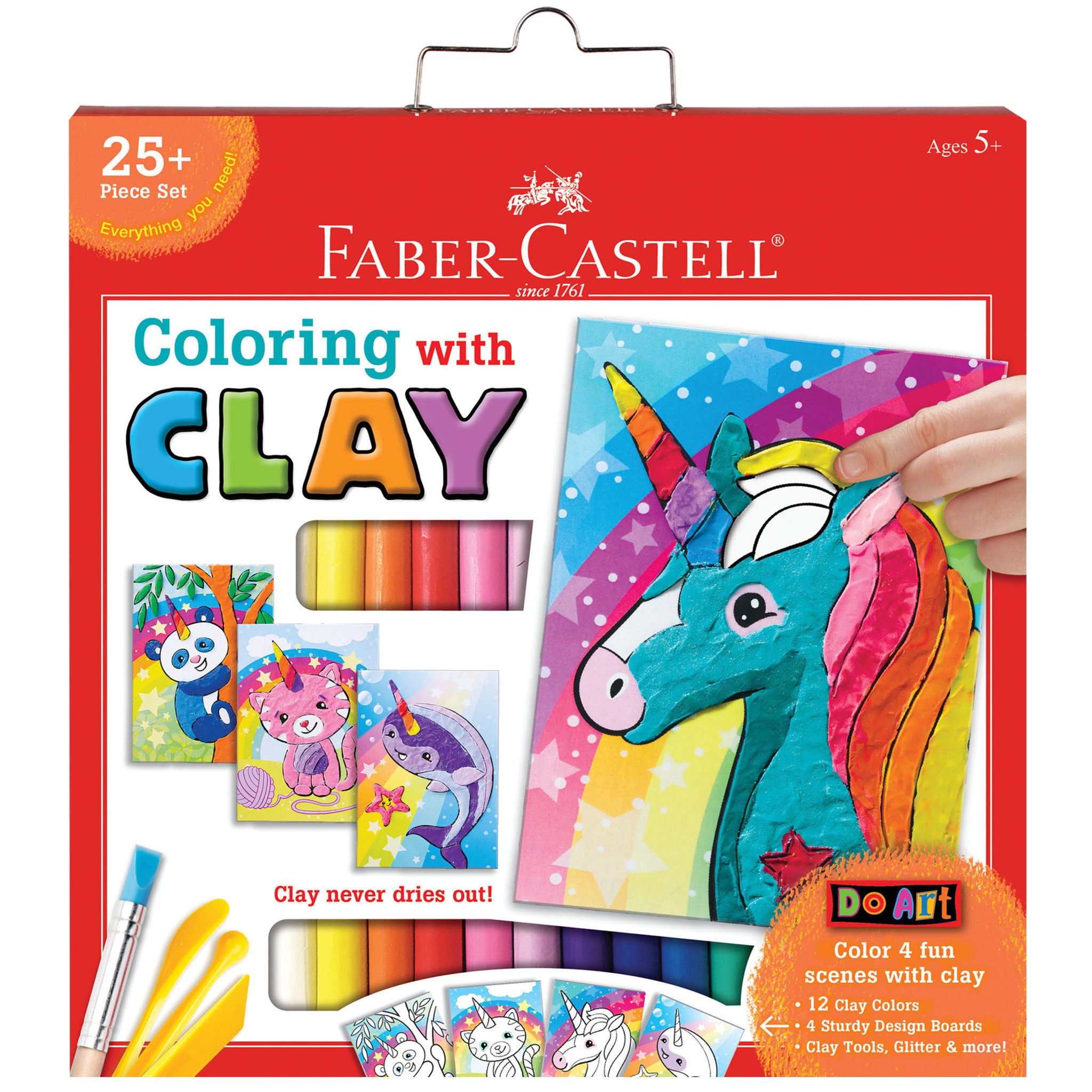 Kids Clay Project: Do Art Color with Clay Unicorn and Friends – Faber ...